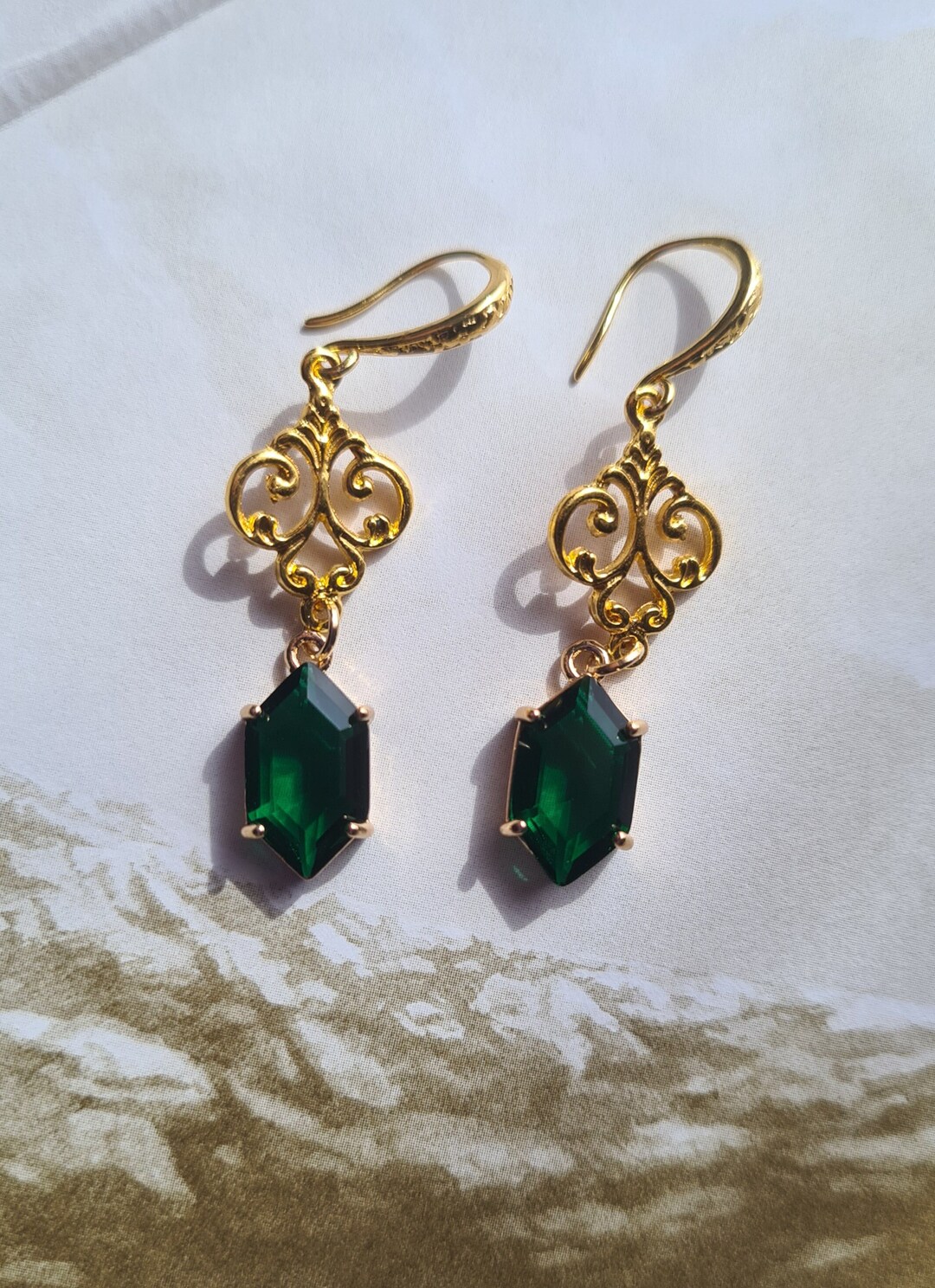 Zelda Inspired Green Rupee Earrings - Etsy