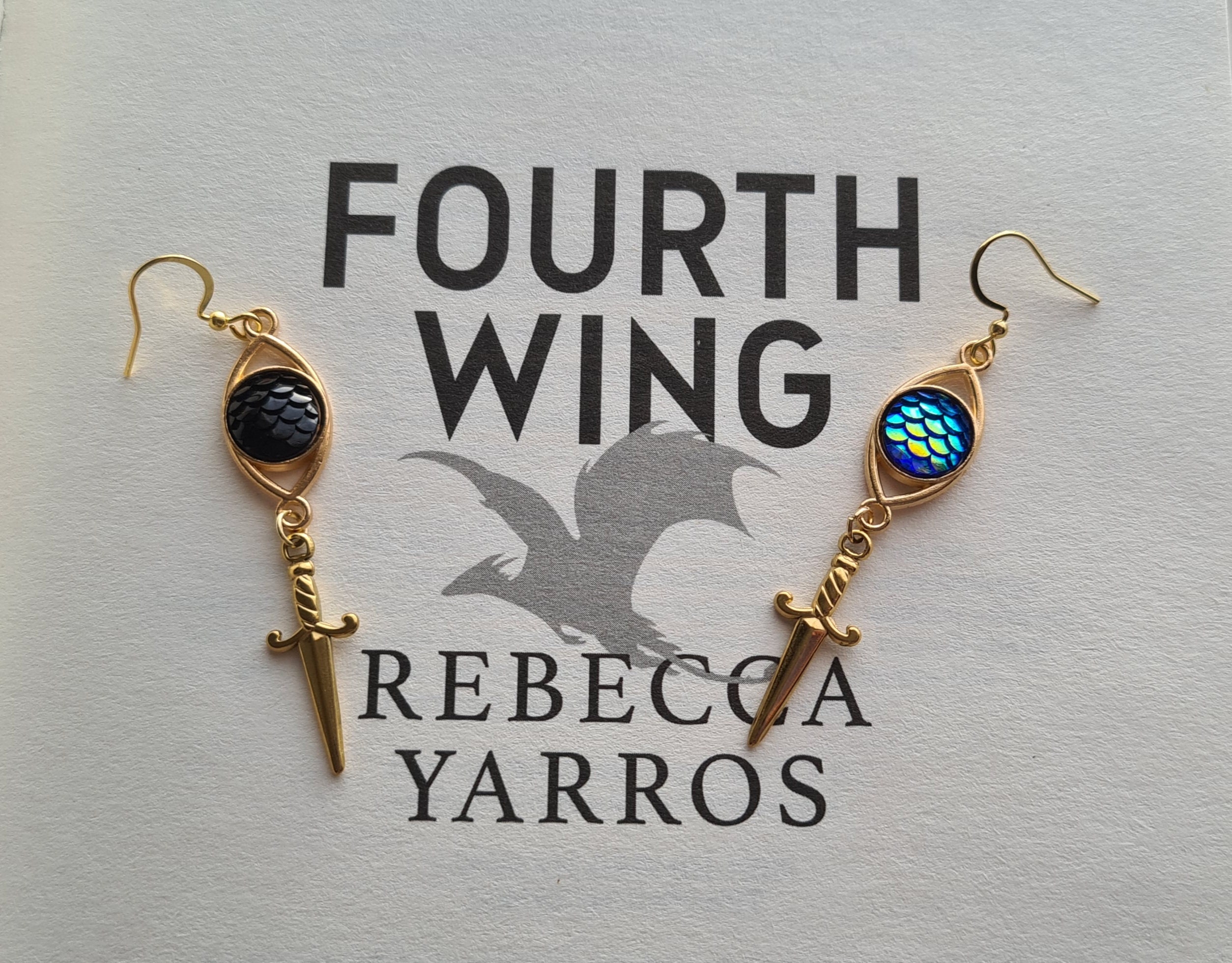 Fourth Wing Inspired Dragon Dagger Earrings Tairn, Andara, Sgaeyl - Etsy