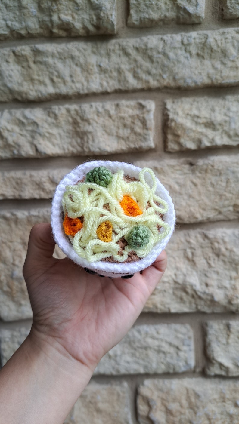 Shrimp Ramen Crochet Plush - Etsy