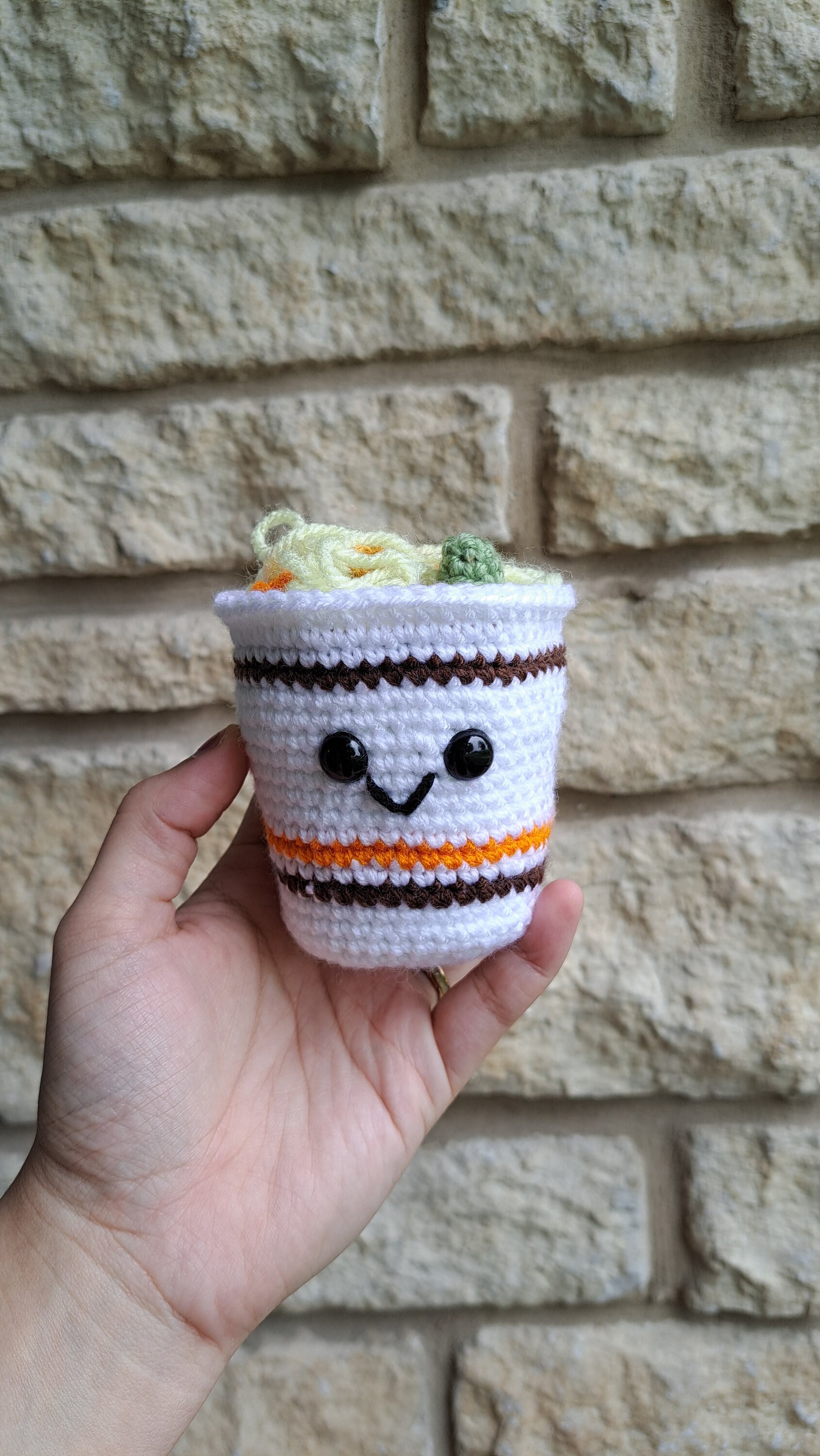 Shrimp Ramen Crochet Plush - Etsy