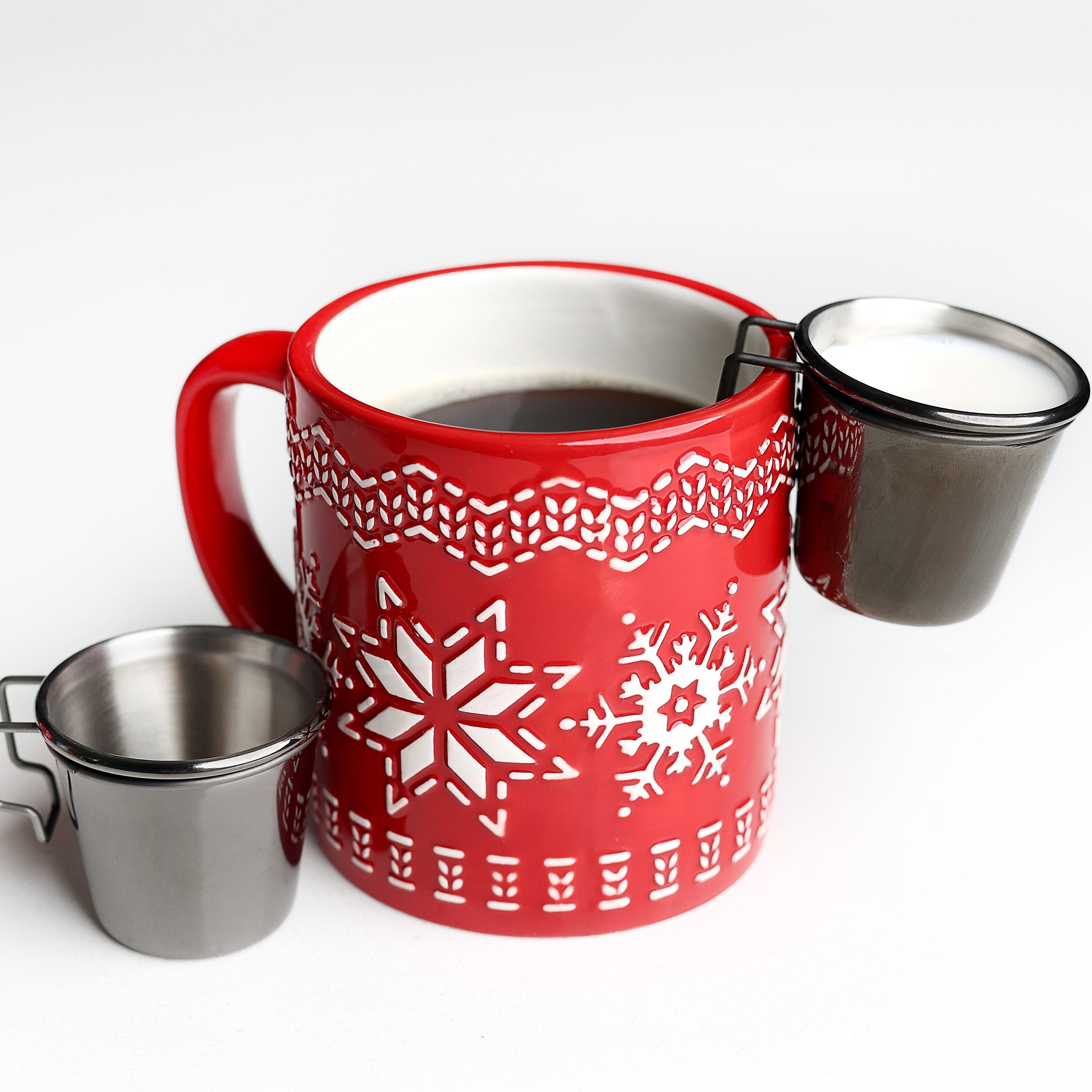 Silver Shot Buckets Set of 4 2oz Metal Shot Glass With - Etsy