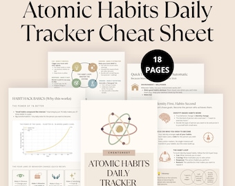 Atomic Habits, Systems Tracker Google Sheets, Daily, Weekly, Monthly ...