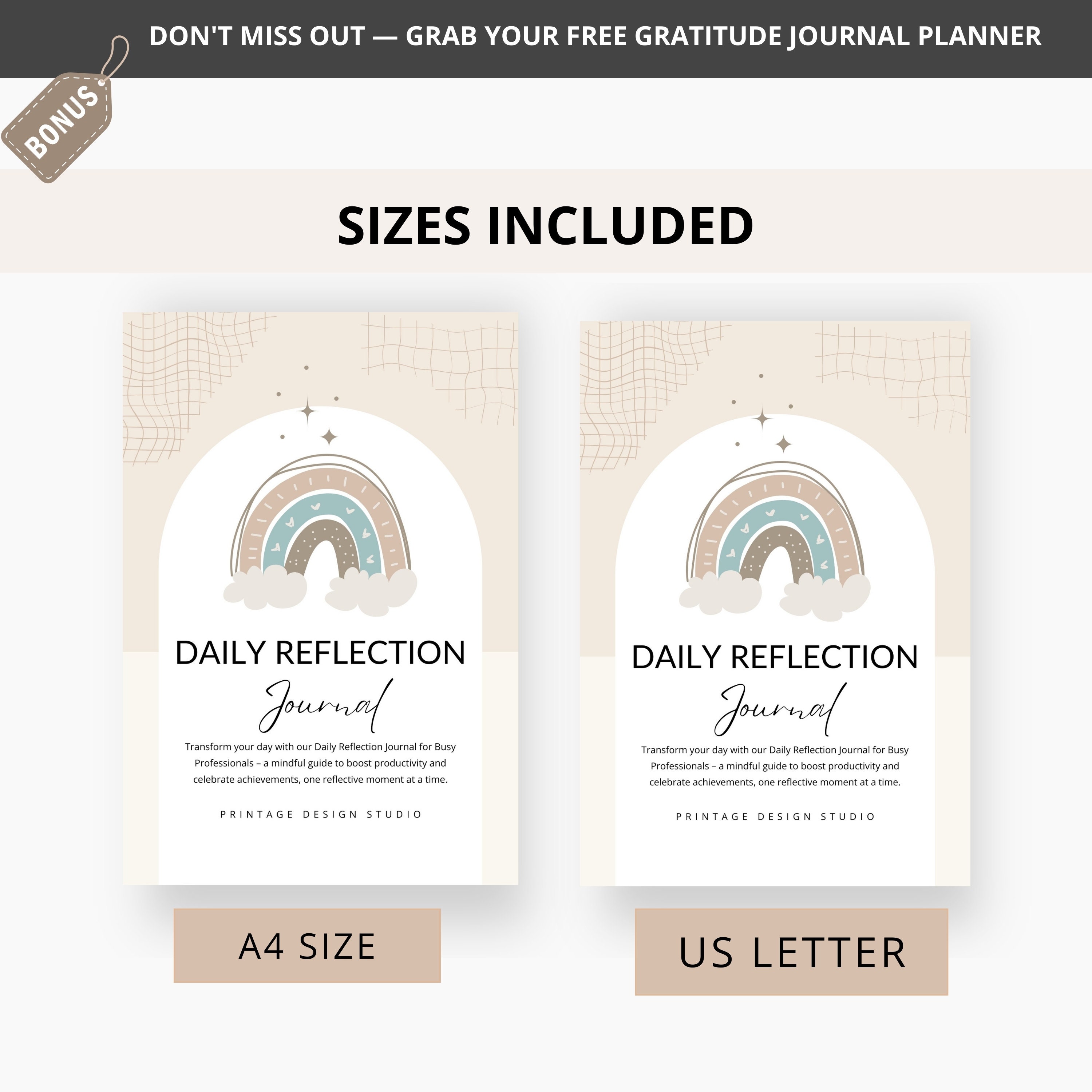 Daily Self Reflection Journal for Personal Growth, Journal of ...