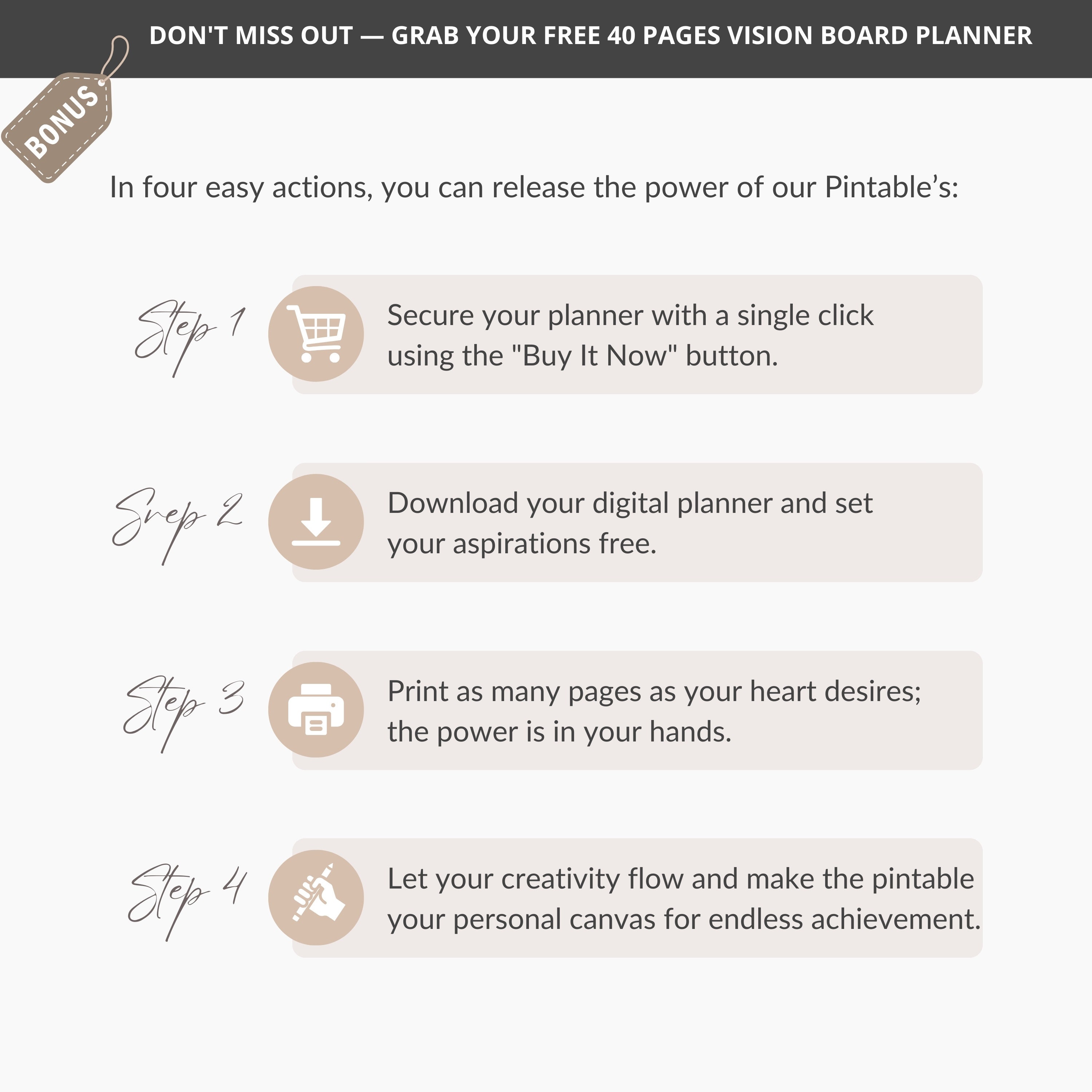 SMART Goal Setting Guide and Planner, Personal Development Workbook and ...