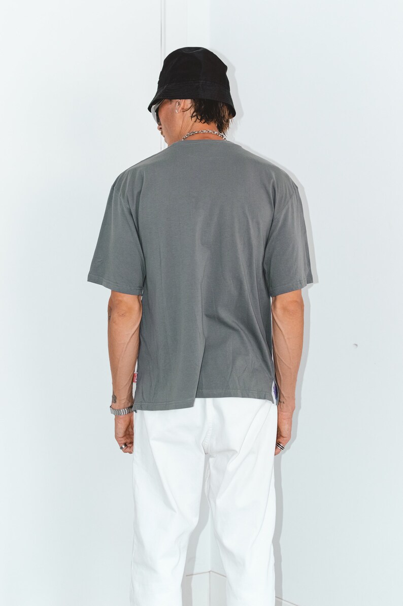 Vintage Oversize Grey Droopy and the Wolf Embroidered Cartoon T-shirt ...