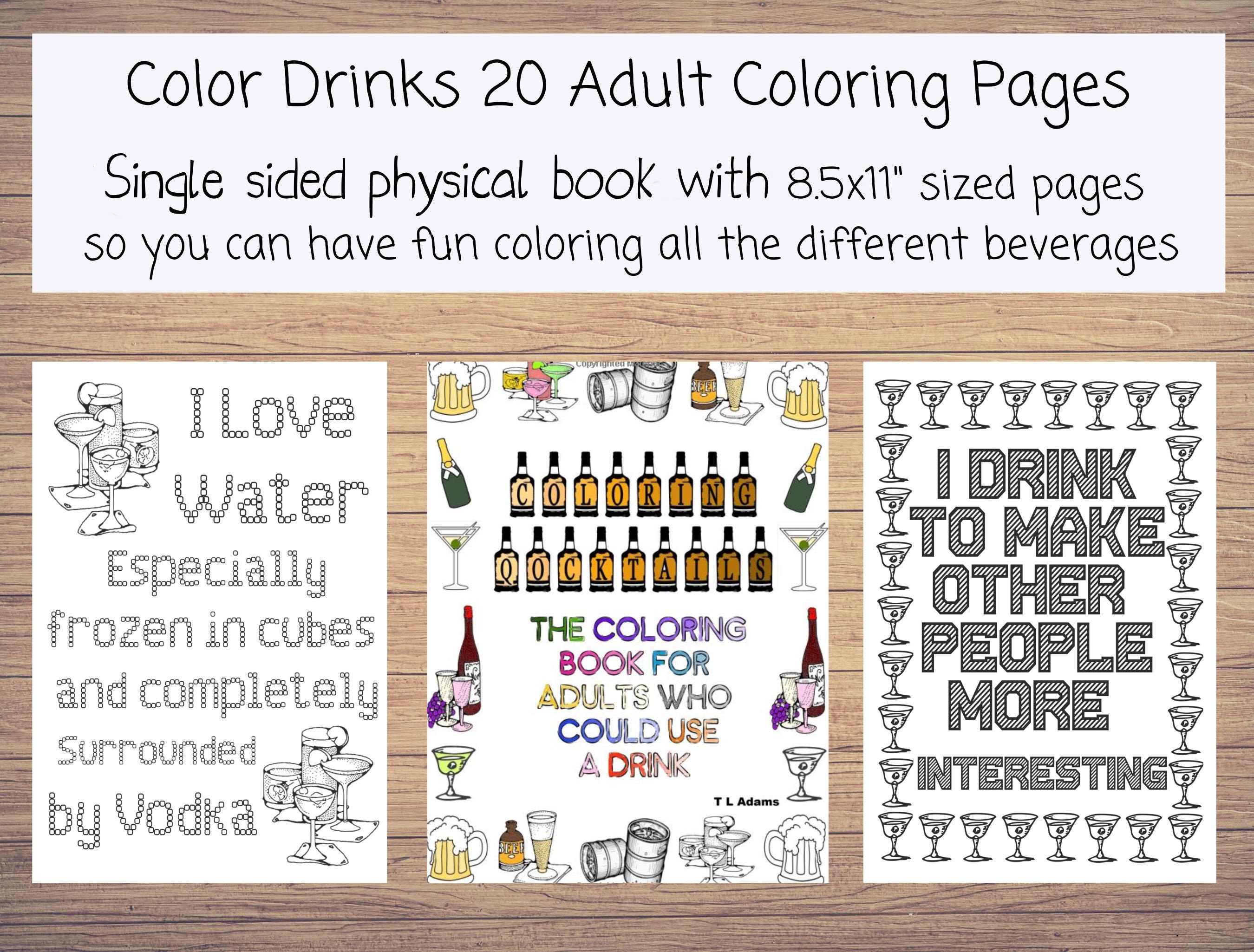 Coloring Cocktails: Drinking Coloring Pages for Adults Who Could Use a ...