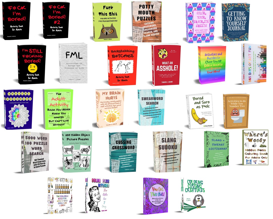 Pick 2, 3 or 4 Books, Choose Your Own Activity Books or Coloring Books ...