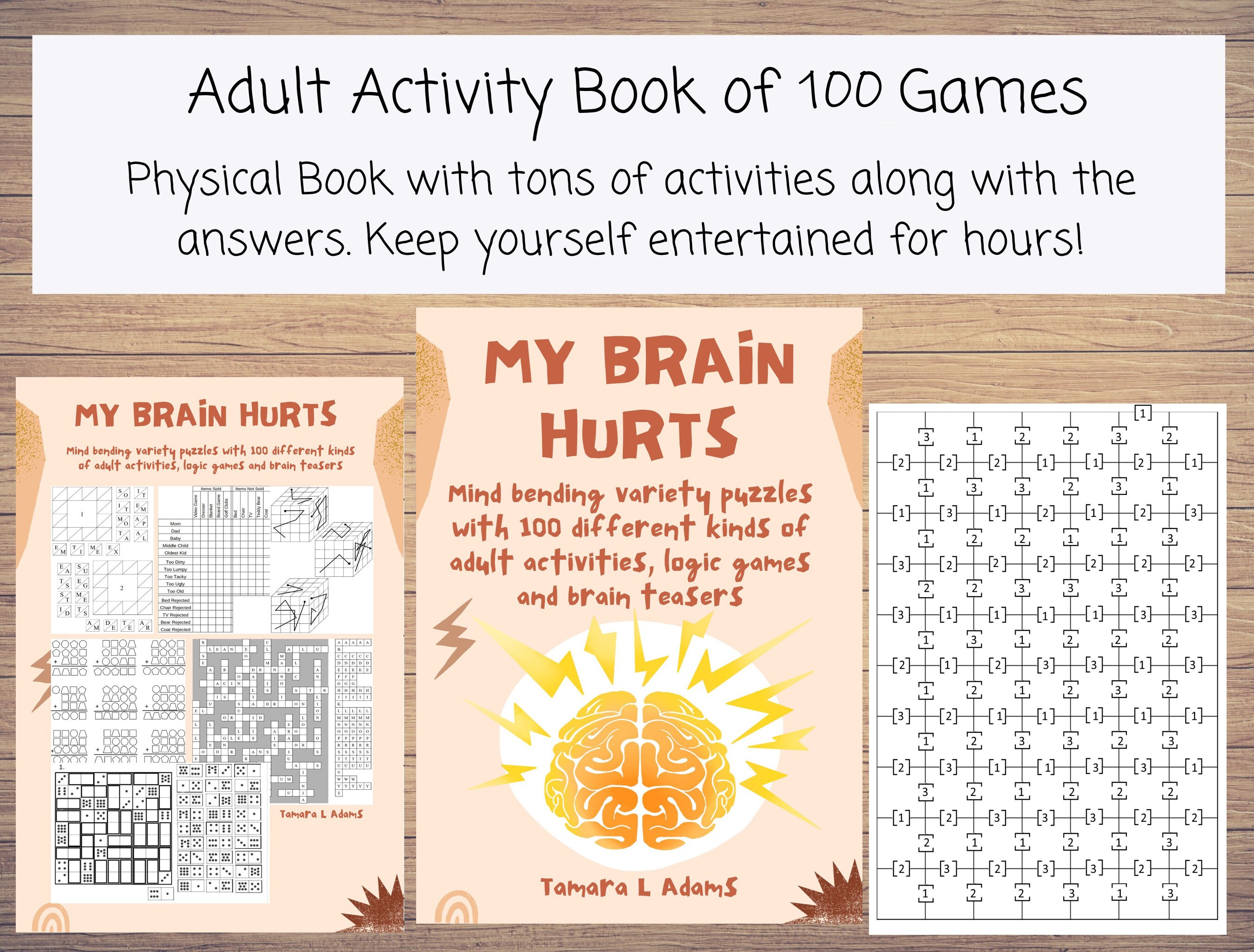 Paperback Book of Mind Bending Variety Puzzles With 100 Different Kinds ...