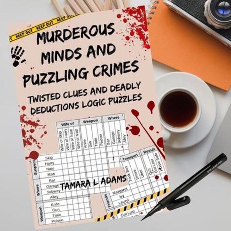 Printable PDF of Crime‑based Logic Puzzles Easy to Hard, Solutions ...
