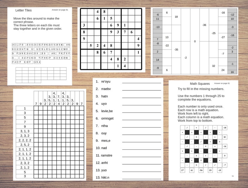 Insomniac Activities: Activity Book for Adults With 100 Insomnia Based ...
