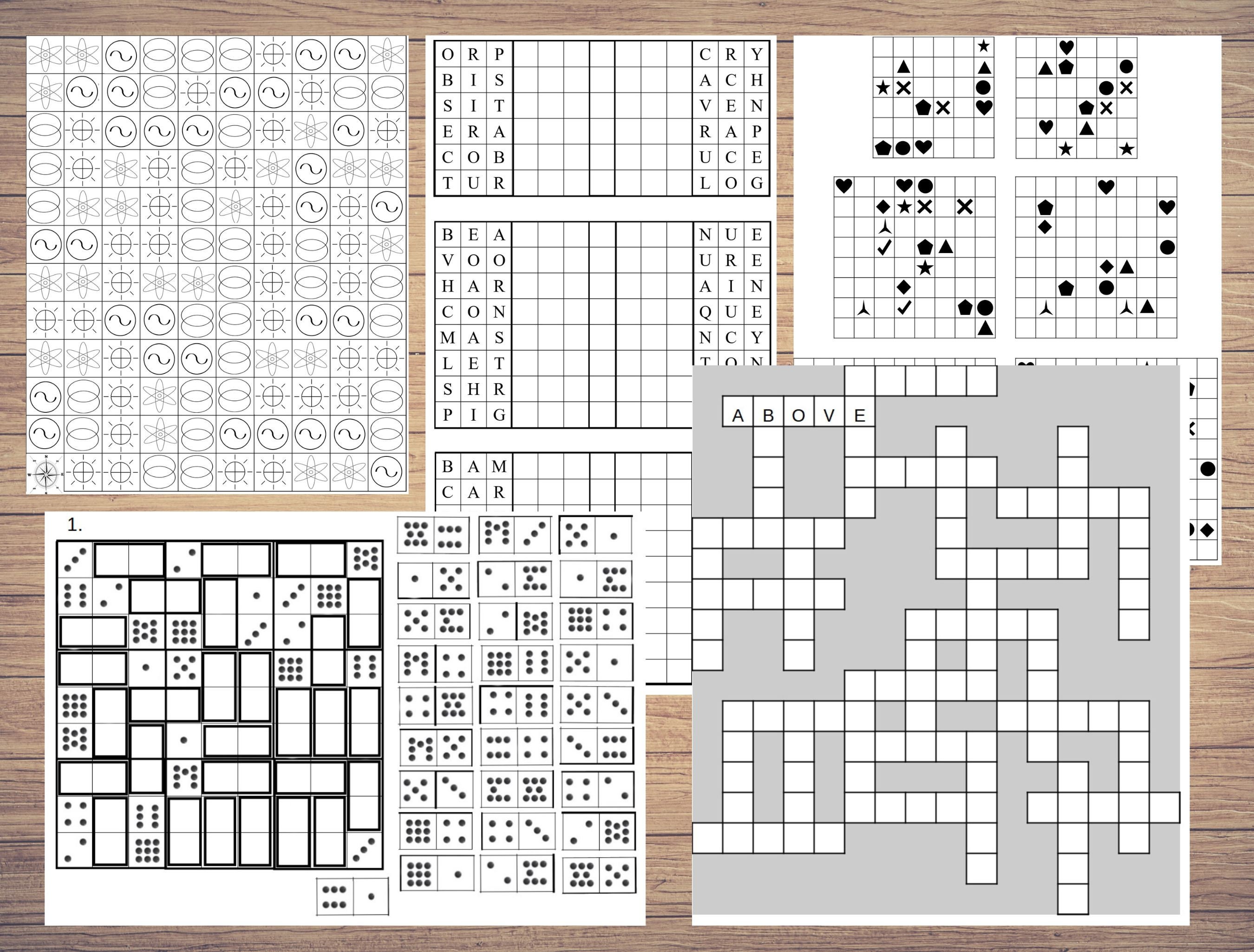 Mind Bending Variety Puzzles With 100 Different Kinds of Adult ...