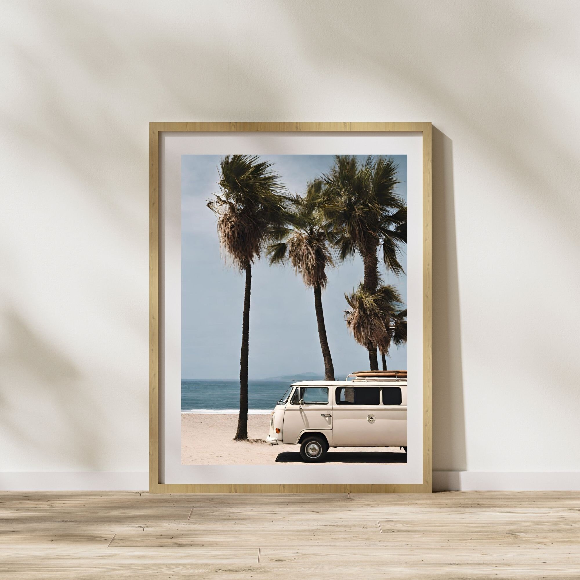 Tropical Coastal Set of 2 Posters, Surfboard Print, Surf Beach ...
