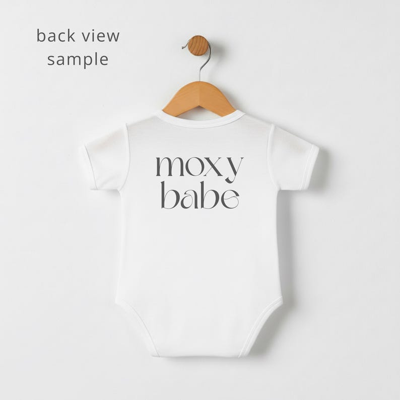 White Rabbit Skin 4400 Bodysuit Mockup Baby Apparel Mockup Canva ...