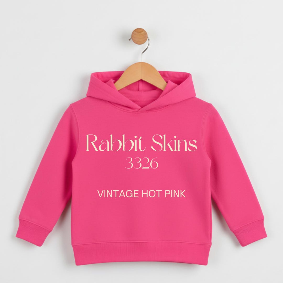 Vintage Hot Pink Rabbit Skins 3326 Mock-up - Etsy