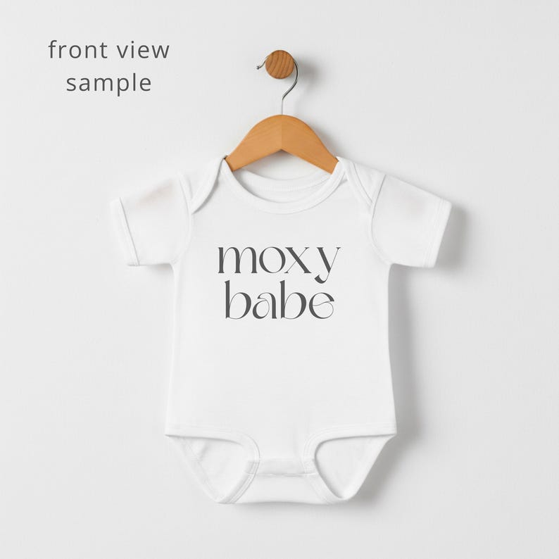 White Rabbit Skin 4400 Bodysuit Mockup Baby Apparel Mockup Canva ...