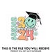 Retro Senior 2024 Svg, Class of 2024, 2024 Graduate, Graduation Svg ...