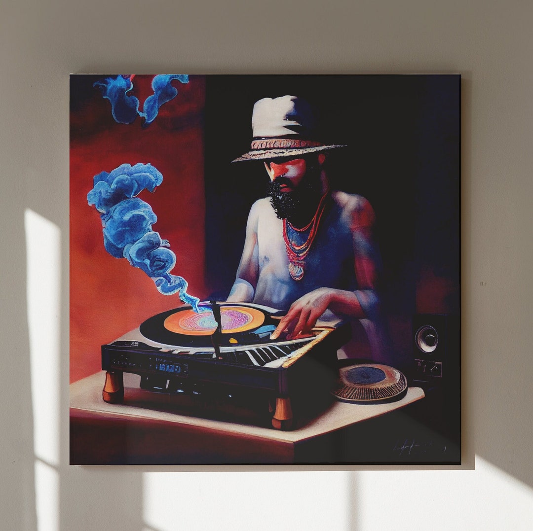 Pick Your DJ Wall Art Masc Djs 1 Love Party Poster Hip Hop Rap Futurism ...