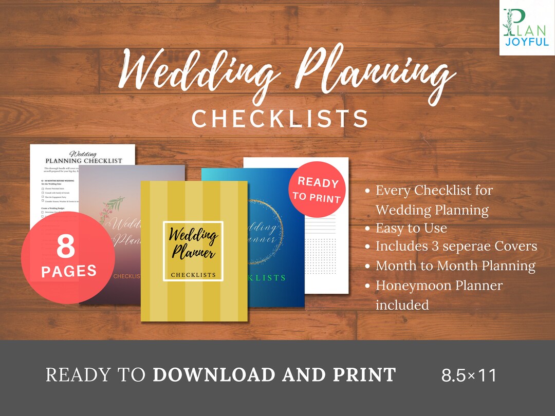 Wedding Planner Checklists Wedding Essentials, Wedding Planning Sheets ...