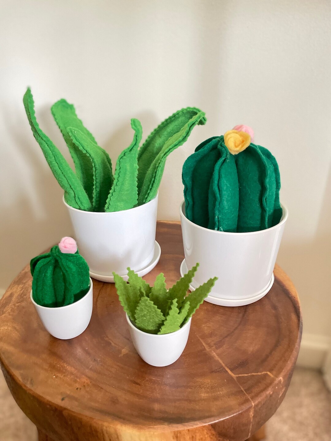 Easy to Take Care Of Felt Plants Fake Succulents Rare - Etsy