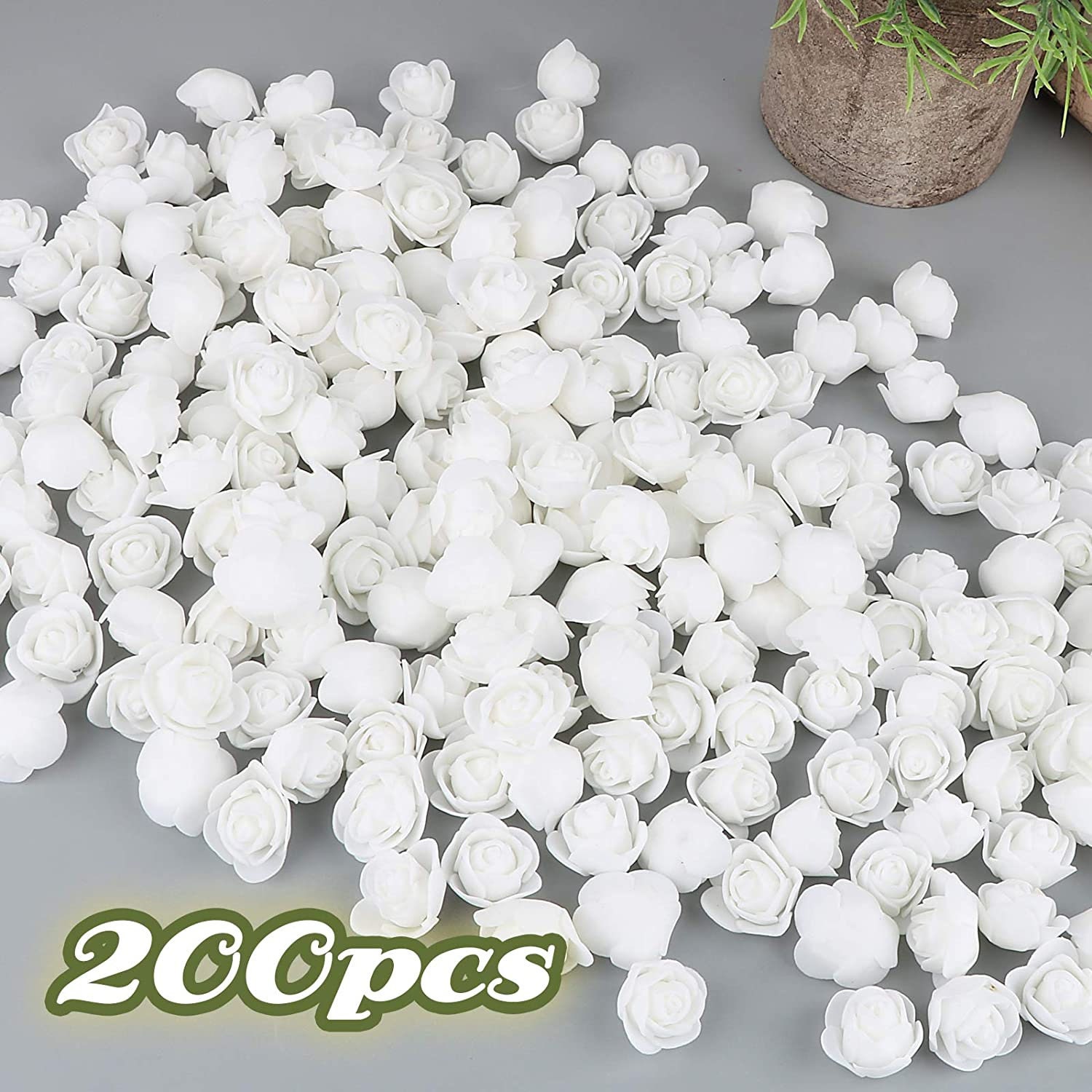 500 Foam Mini Roses WHOLESALE Heads Buds Small Flowers Wedding - Etsy UK