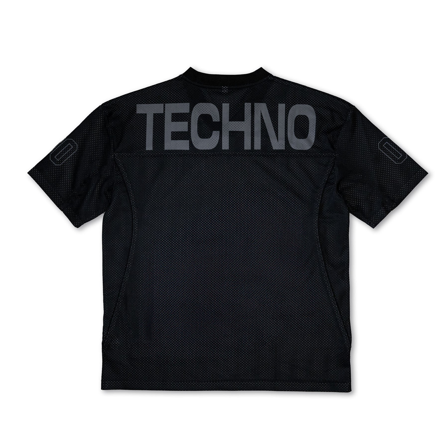 Techno Football Jersey Heavy Mesh, Oversized Tee Style Fit Black - Etsy