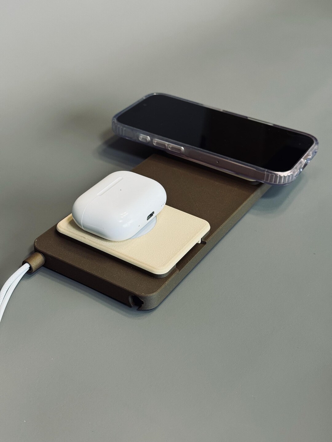 Dual Magsafe Stand – Flat Charging Dock for iPhone & Qi Devices - Etsy