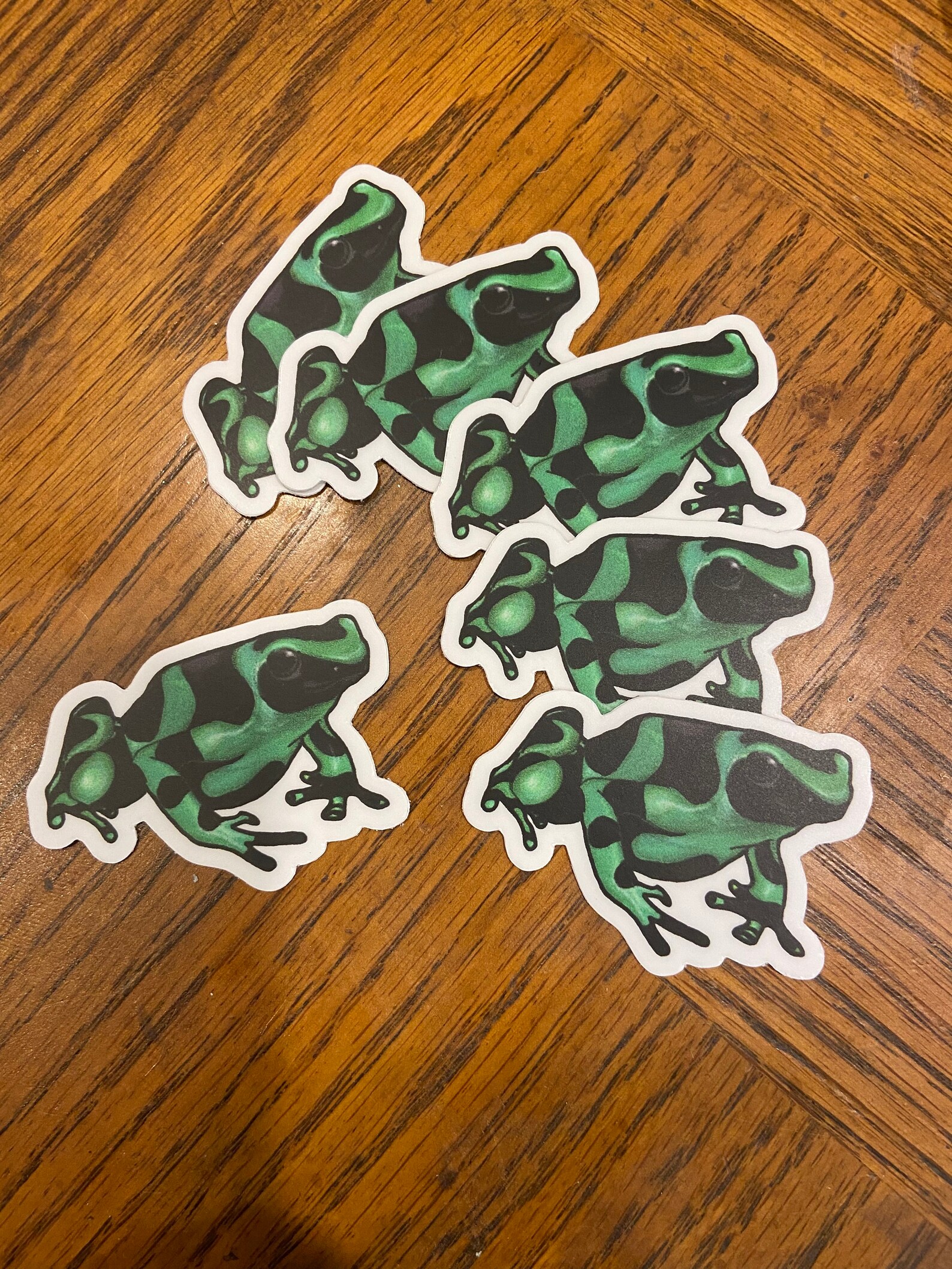 Poison Dart Frog Stickers Water-resistant Vinyl Material - Etsy