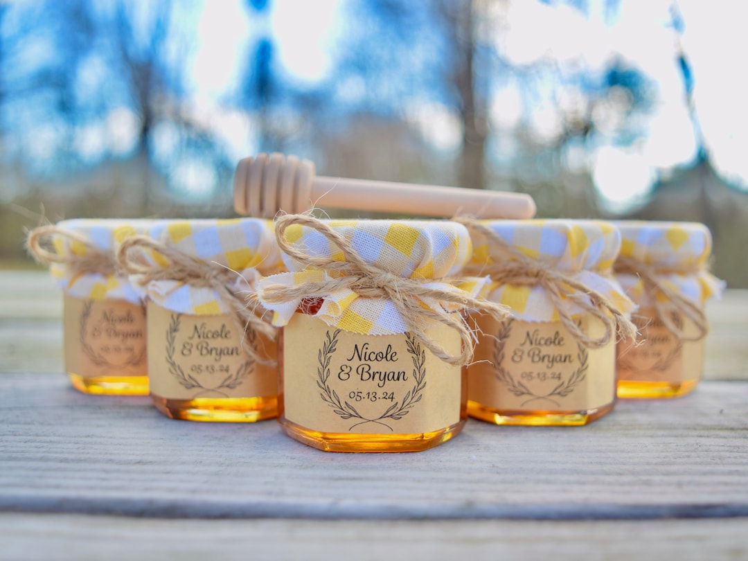 Honey Jar Wedding Favors - Wedding Favors for Guests - Bridal Shower ...