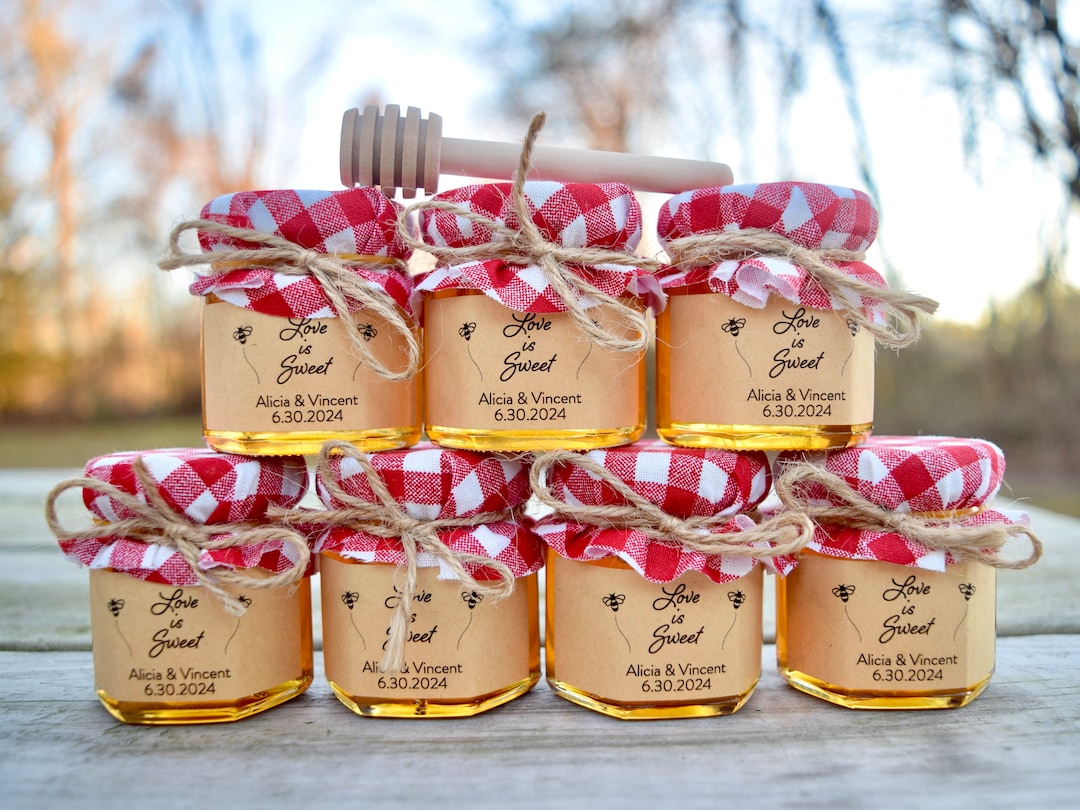 Honey Jar Wedding Favors - Wedding Favors for Guests - Bridal Shower ...