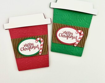 Nutcracker Teacher Gift Card Holder, Christmas Coffee Gift, Coffee Cup ...