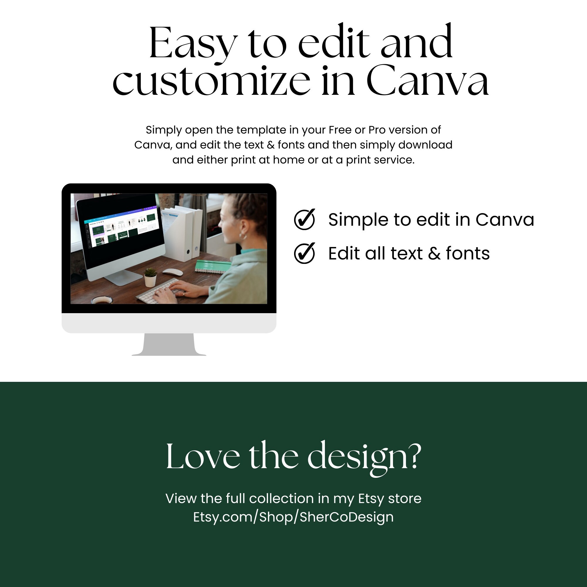 Business Consulting Canva Website Template, Done for You, Sales Landing ...
