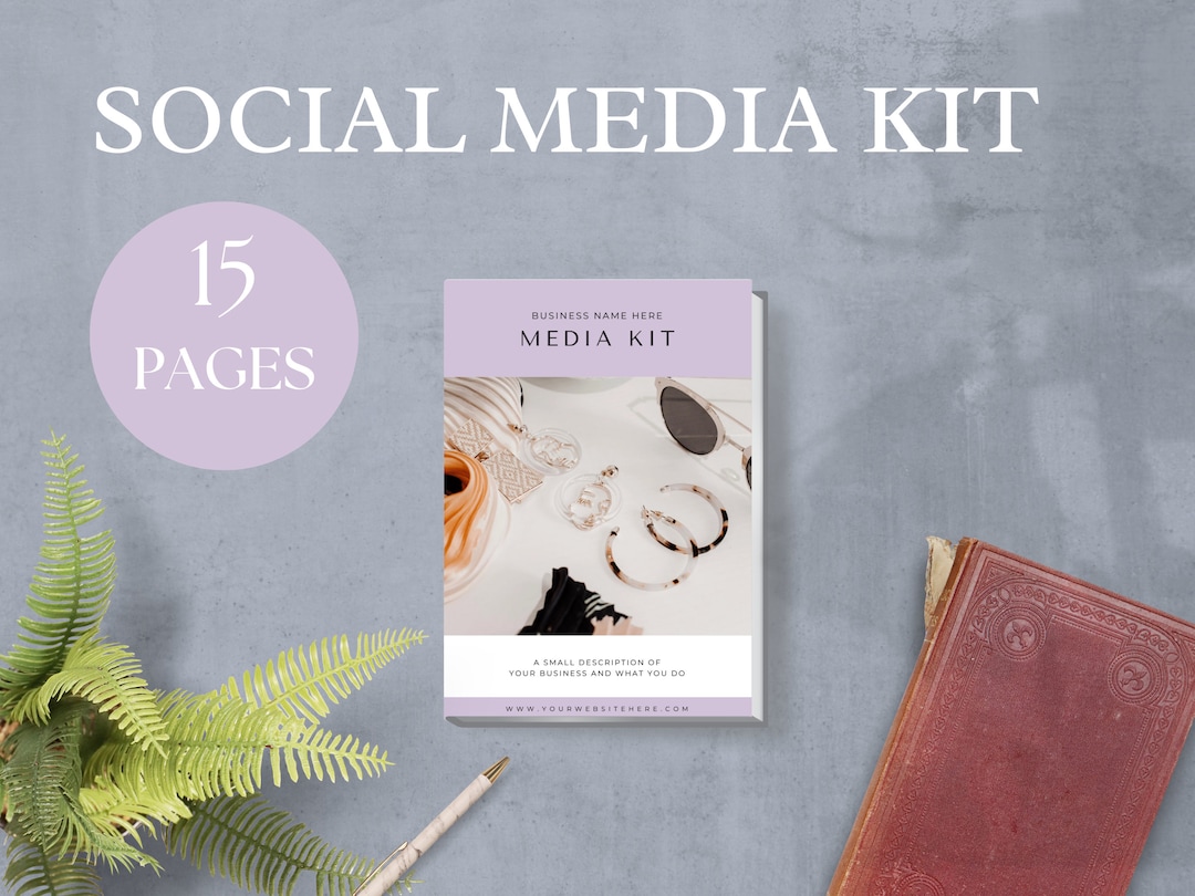 Influencer Media Kit Social Media Management Done for You Press Kit ...