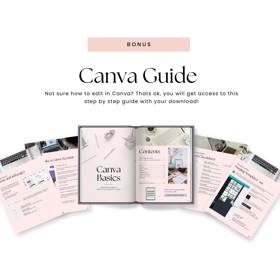 Funeral Program Digital Template, Memorial Program, Canva Template ...