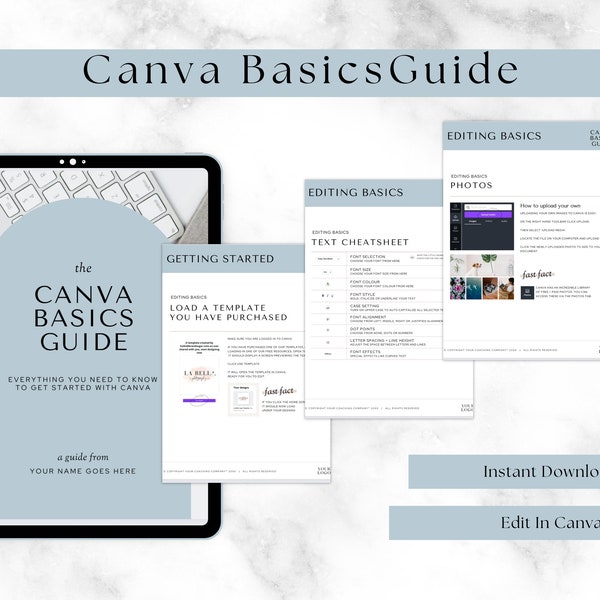 Canva Basic Workshop - Etsy