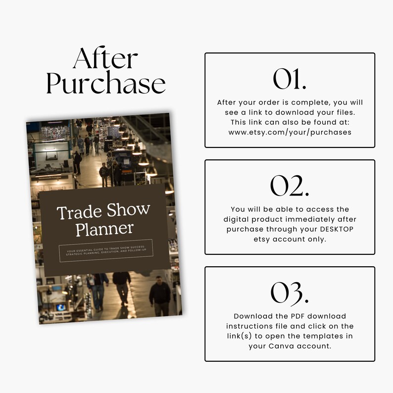 Trade Show Planner, Craft Show Checklist, Market Stall Editable Canva ...