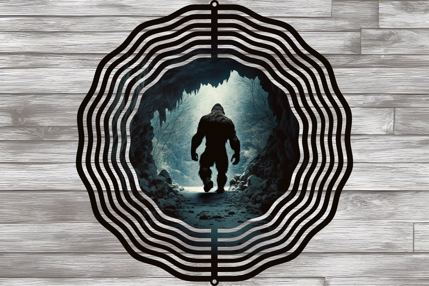 Bigfoot Wind Spinner - Etsy