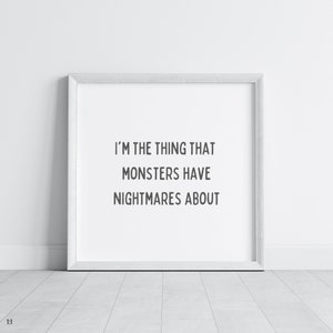 Buffy the Vampire Slayer Printable Wall Art Black and White Typography ...