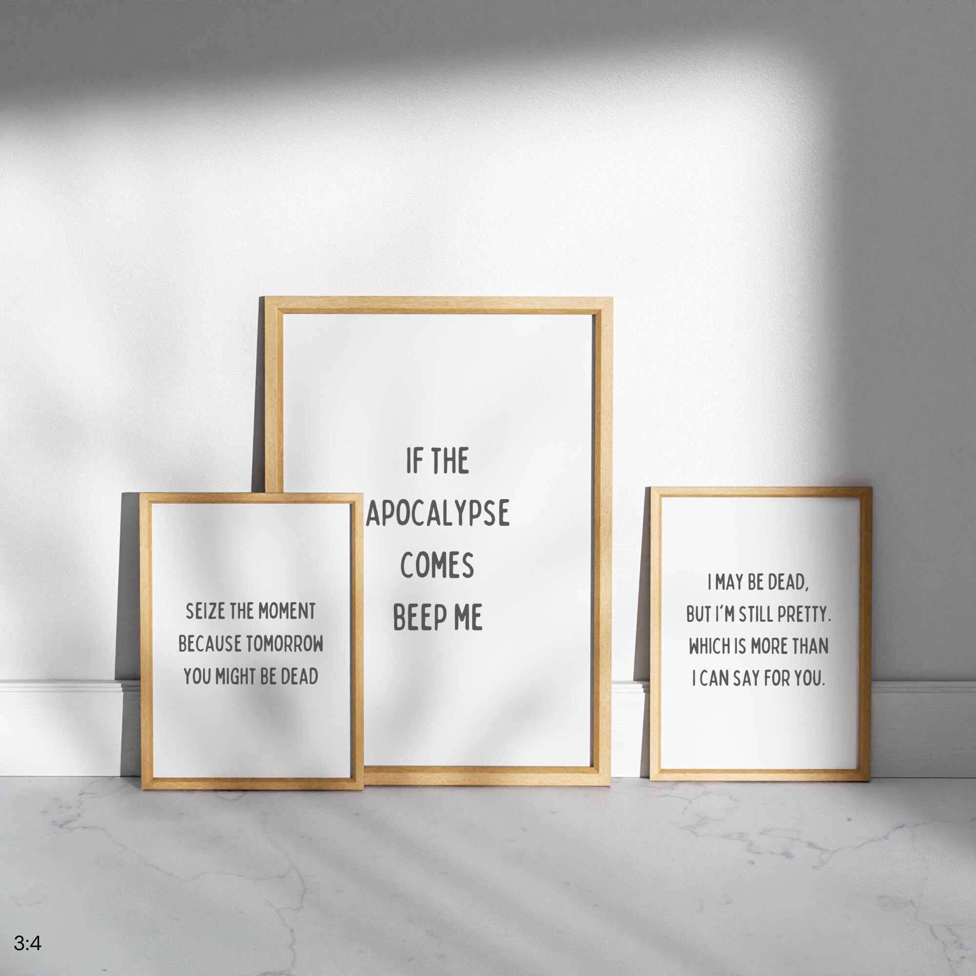 Buffy the Vampire Slayer Quote Wall Art Set of 4 Wall Art Bundle ...