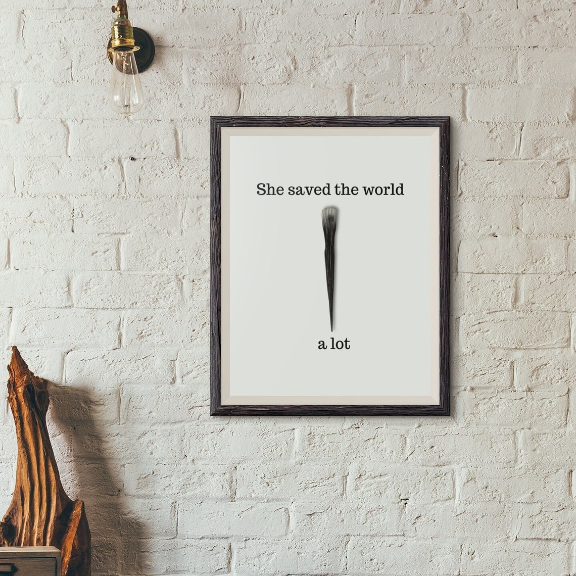Buffy the Vampire Slayer Poster - Black and White Typography Wall Art ...