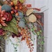 Fall Picture Frame Wreath, Rustic Wooden Frame Wreath, Autumn Sunflower ...