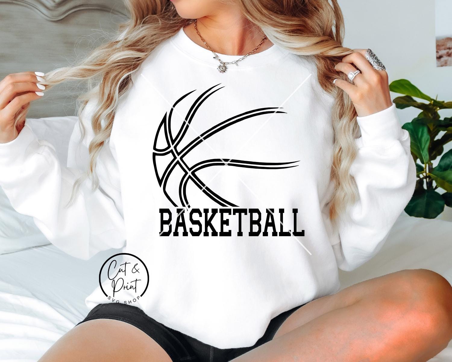 Basketball SVG, Basketball Png File, Basketball Outline Svg, Basketball ...
