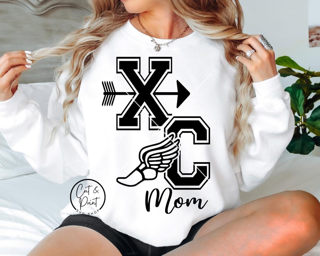 Cross Country Mom SVG, Cross Country PNG, Cross-country T-shirt Svg ...