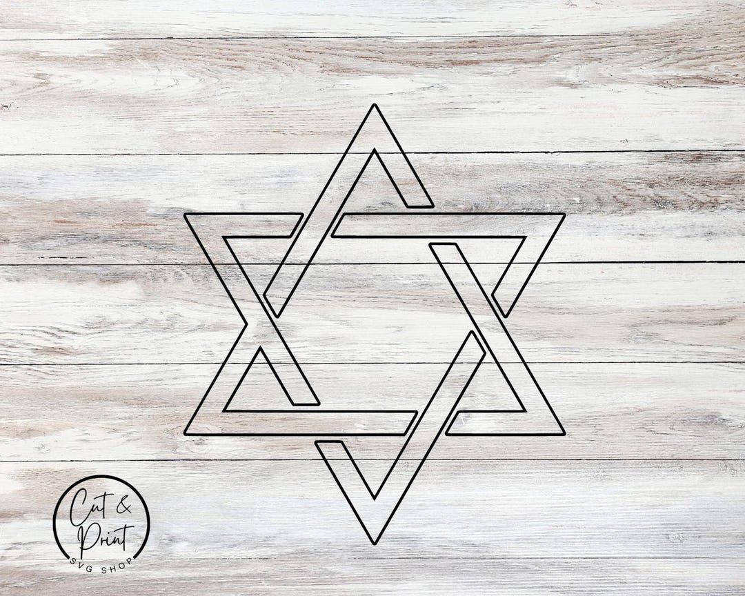 Jewish Star SVG, Jewish Star Png, Star of David SVG, Star of David Png ...