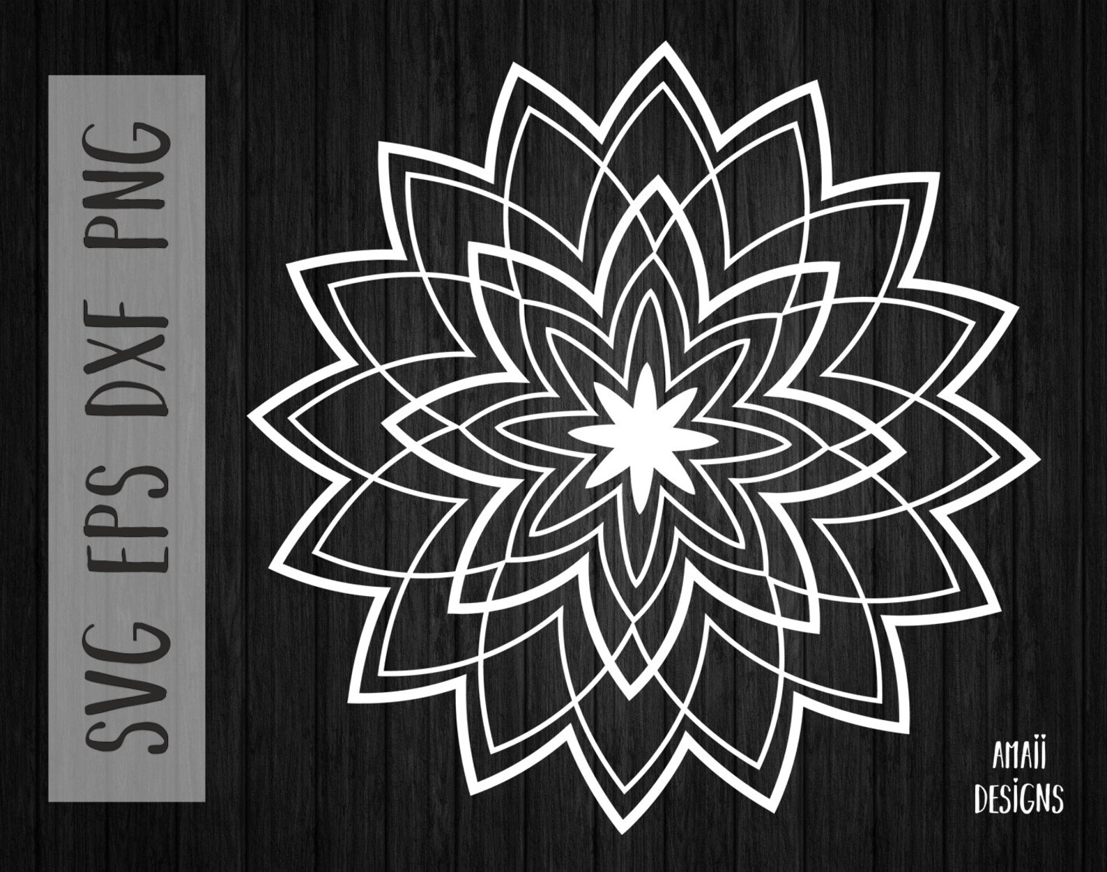 Mandala SVG Digital Vector Download Files for Cutting - Etsy