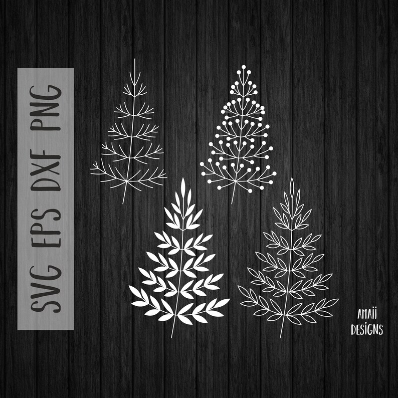 Plants Bundle Svg, Branch Downloadable File, Leaves Digital Vector ...