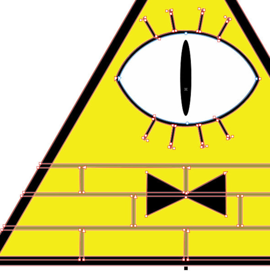 Bill Cipher SVG, Gravity Falls Downloadable File, Bill Cipher Digital ...