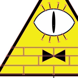 Bill Cipher SVG, Gravity Falls Downloadable File, Bill Cipher Digital ...