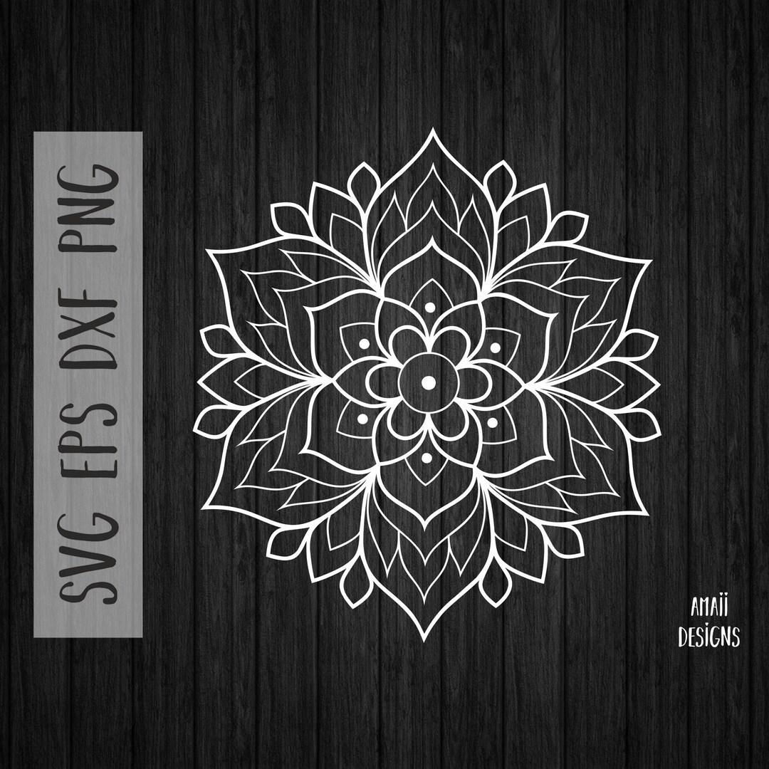 Mandala SVG, Digital Vector Download Files for Cutting, Cricut ...