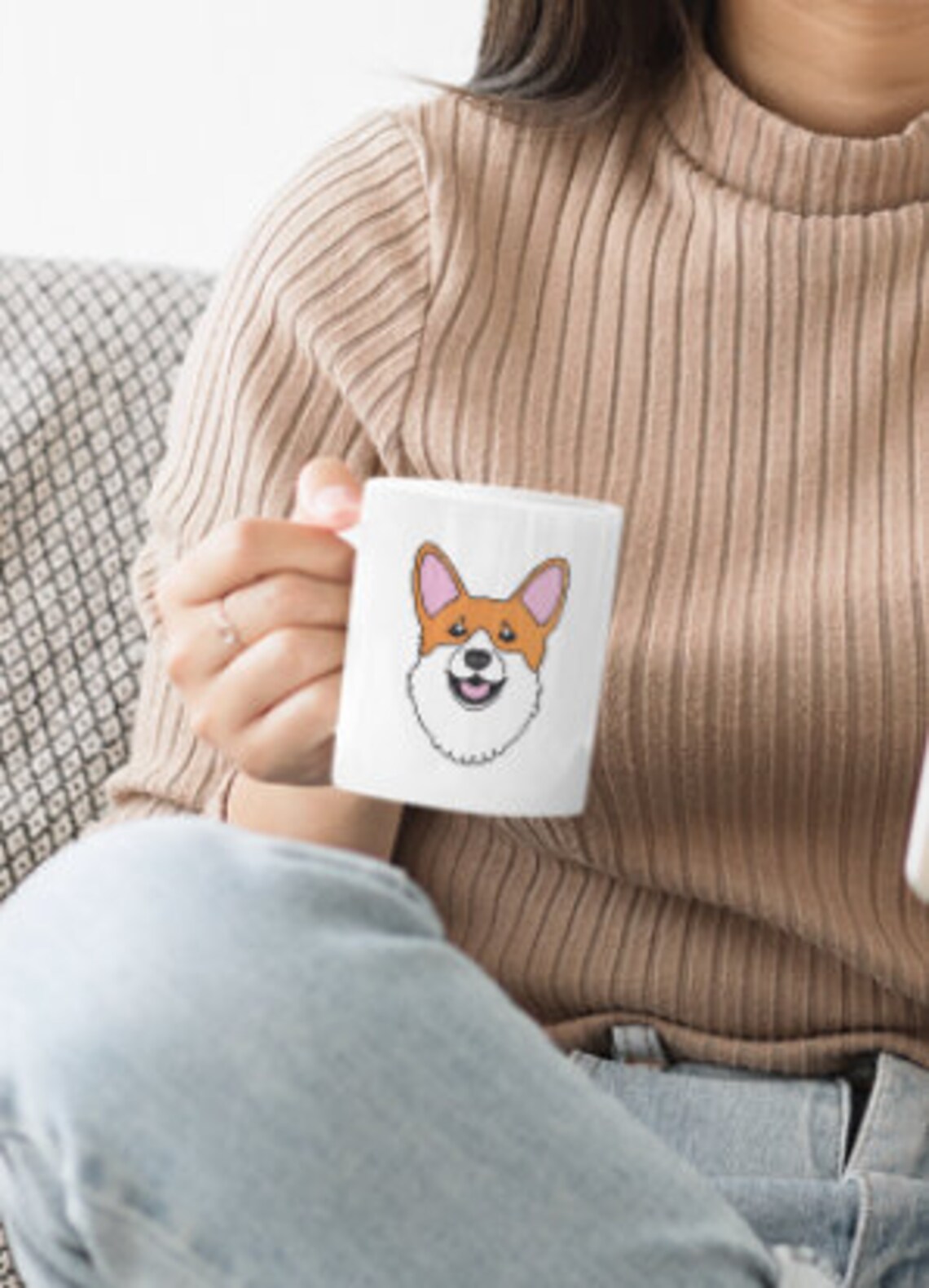 Happy Corgi SVG, Welsh Corgi Silhouette SVG, Animal Digital Vector ...