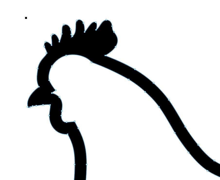 Chicken Outline Svg Png Dxf Eps – Hen Line Art Clipart, Laser Cutting ...